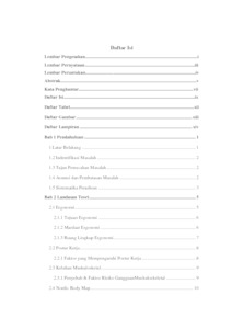 Analisis Sikap Kerja Karyawan Pada Perusahaan Konveksi Menggunakan Metode Nordic Body Map, Rula ...